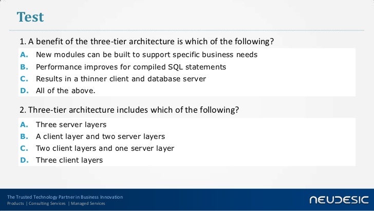 N-Tier Application Architecture