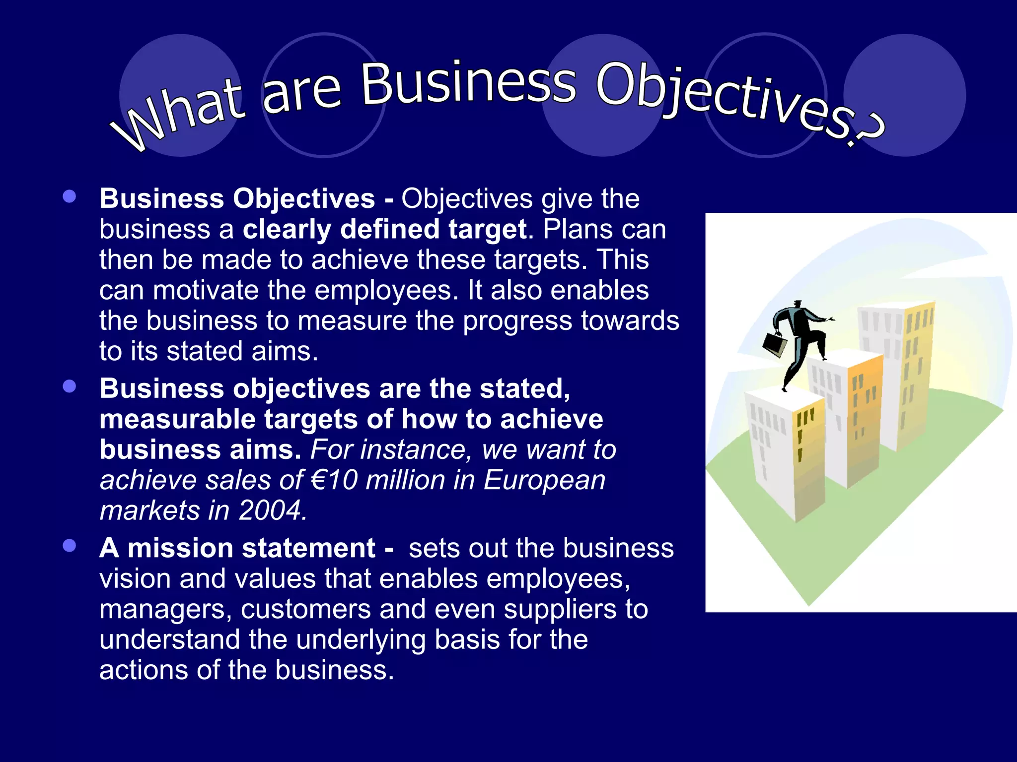 Business Objectives | PPT