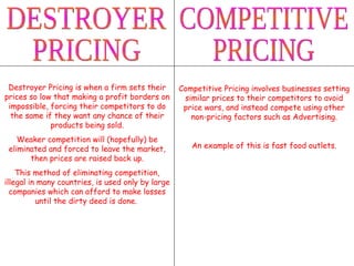 Pricing Strategies & Organisational Structures | PPT | Business ...