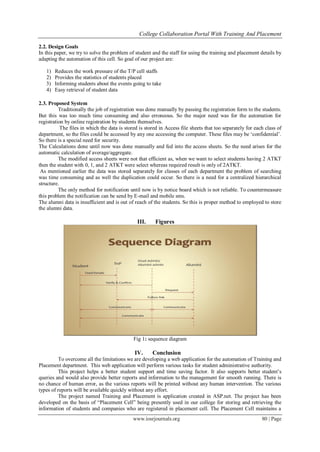College Collaboration Portal with Training and Placement | PDF ...