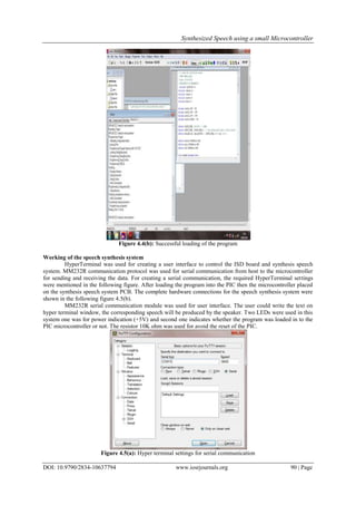 Synthesized Speech using a small Microcontroller | PDF