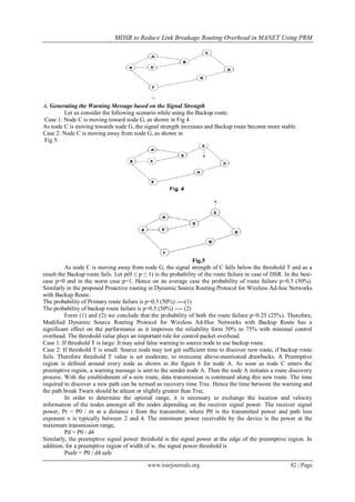 MDSR to Reduce Link Breakage Routing Overhead in MANET Using PRM | PDF