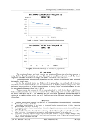 Investigation of Thermal Insulation on Ice Coolers | PDF