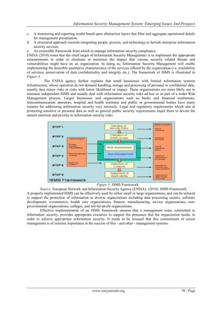 Information Security Management System: Emerging Issues and Prospect | PDF | Operating Systems ...