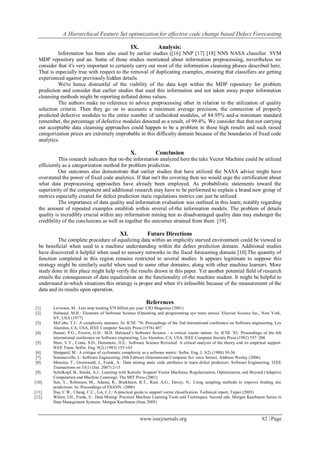 A Hierarchical Feature Set optimization for effective code change based Defect Forecasting | PDF