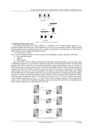 Paralyzing Bioinformatics Applications Using Conducive Hadoop Cluster | PDF