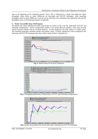 Performance Evaluation of Ipv4, Ipv6 Migration Techniques | PDF