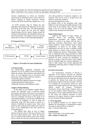 Possibilistic Fuzzy C Means Algorithm For Mass classificaion In Digital Mammogram | PDF