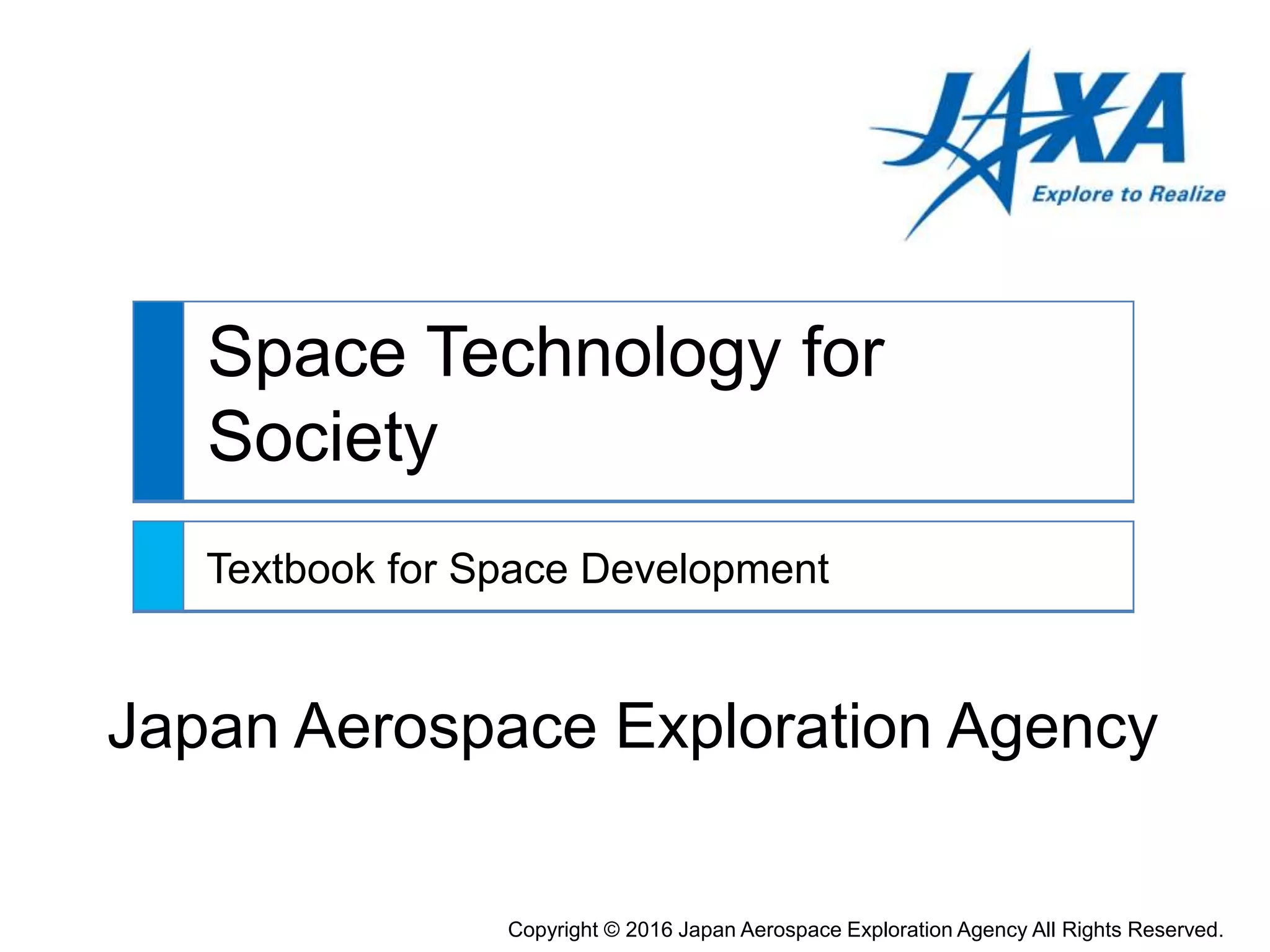 Space technology for society | PPT