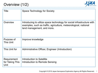 Space technology for society | PPTX