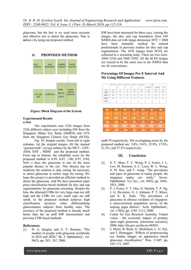 Glaucoma Screening Test By Segmentation of Optical Disc& Cup ...