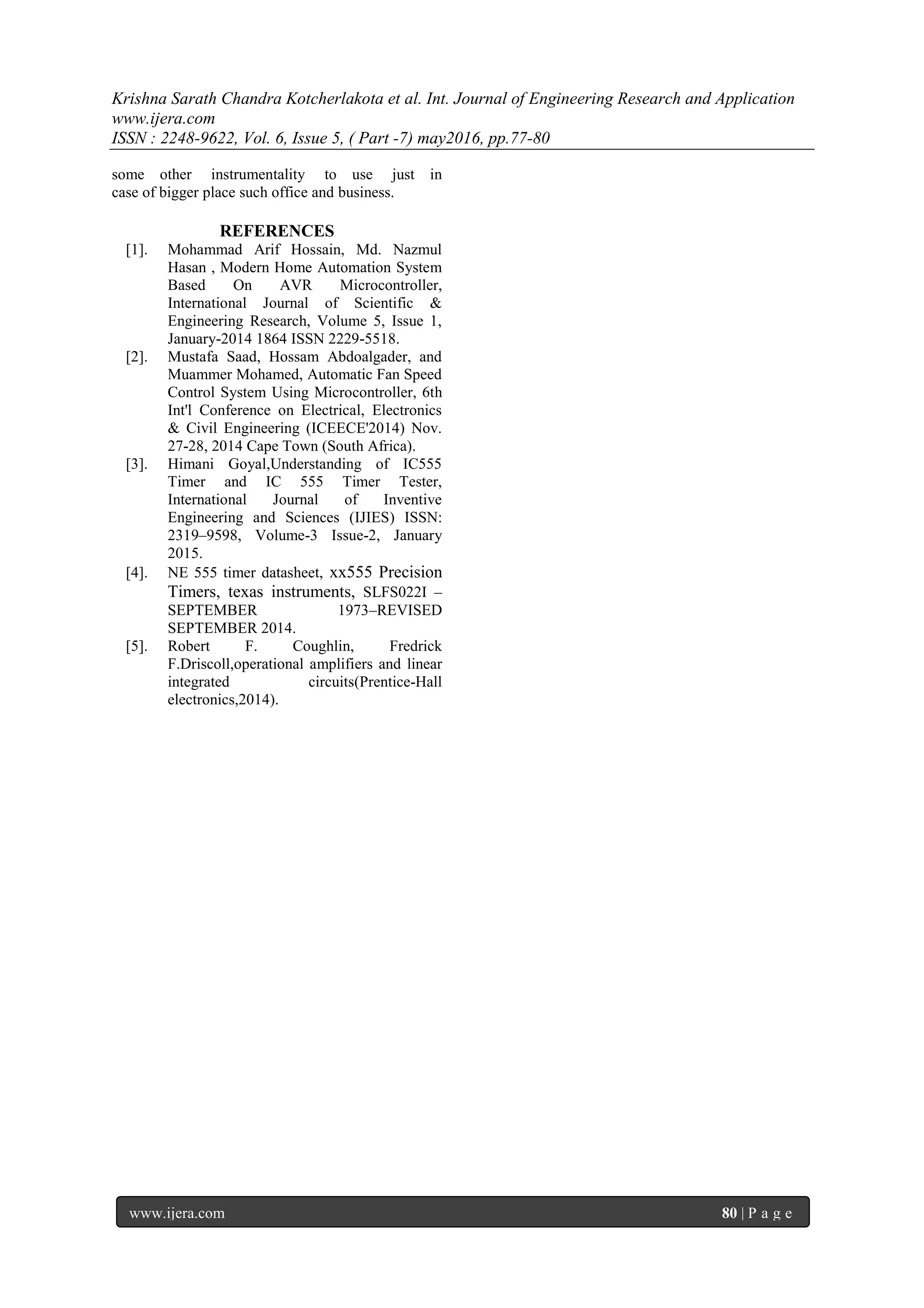 Smart Home Automation Based On 555 Timer | PDF | Home Appliances | Home & Garden