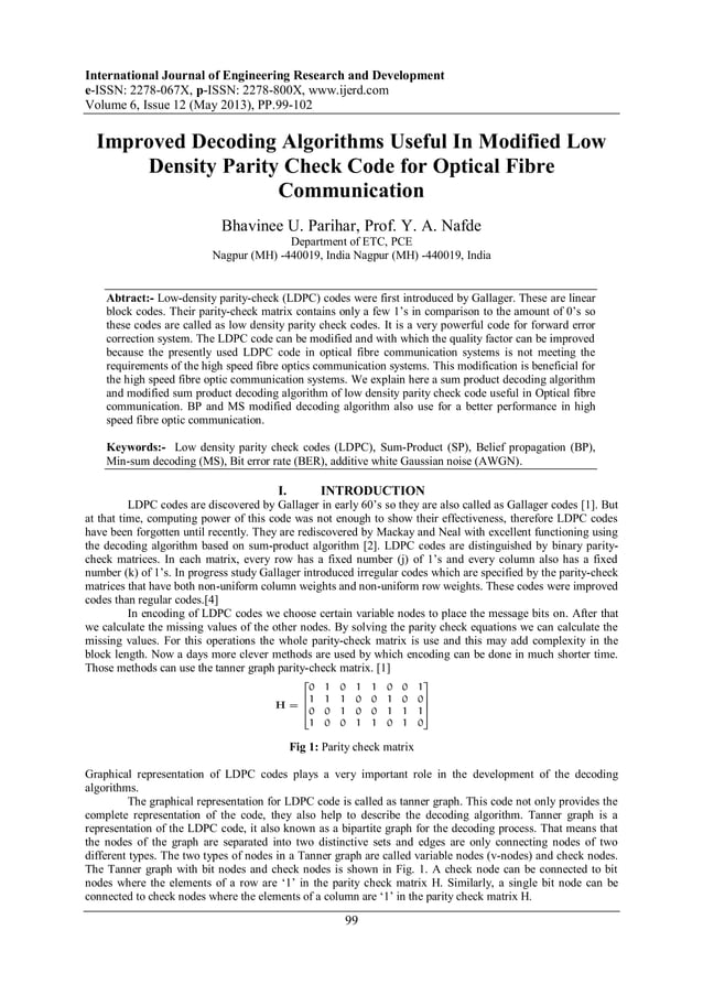 International Journal of Engineering Research and Development (IJERD) | PDF