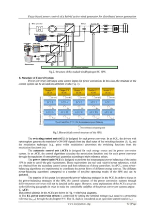 Fuzzy based power control of a hybrid active wind generator for distributed power generation ...