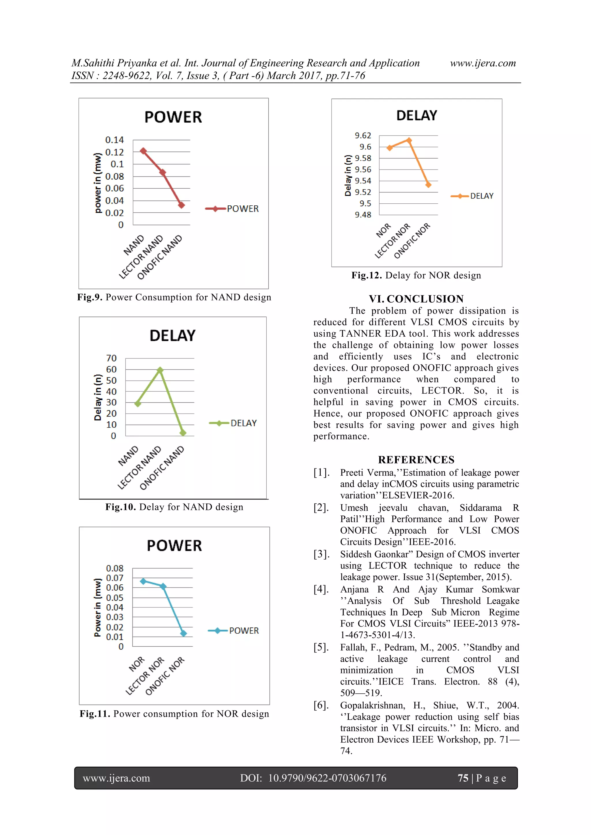 High Performance and Low power VLSI CMOS Circuit Designs using ONOFIC ...