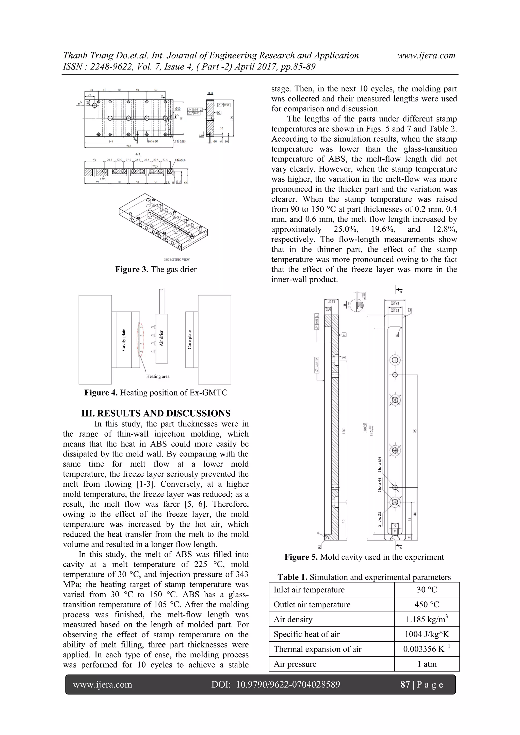 Numerical Study on the Flow Length in an Injection Molding Process with an External Air-Heating ...