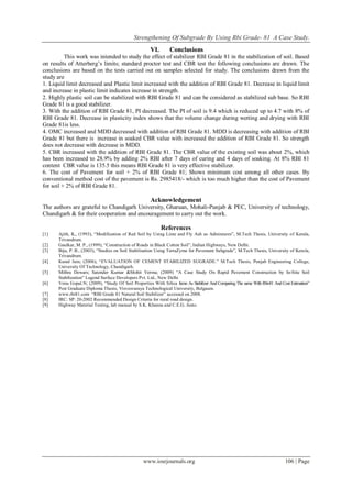 Strengthening Of Subgrade by Using RBI Grade-81 A Case Study | PDF ...