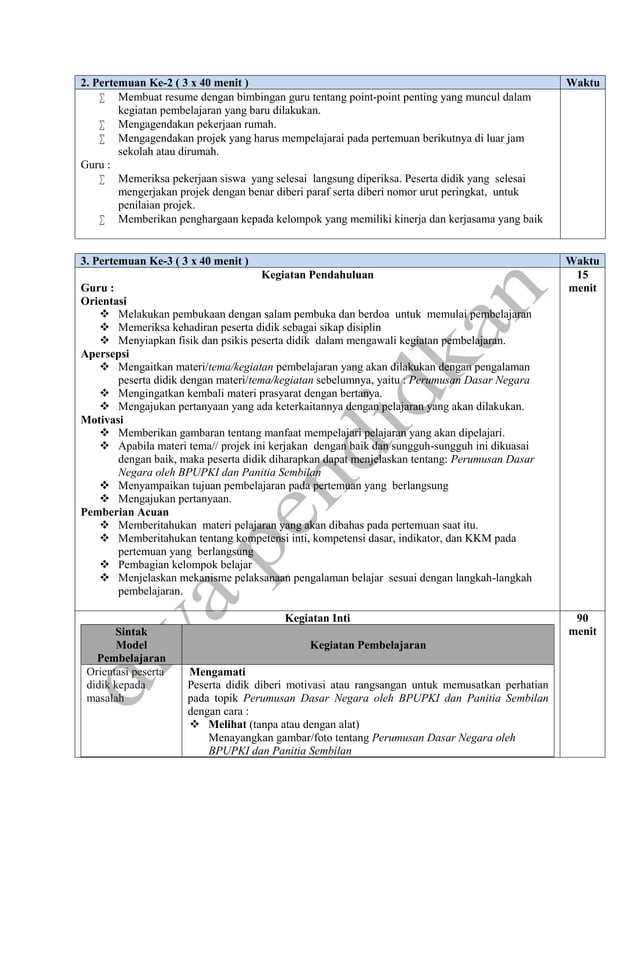 Contoh RPP Revisi 2017 Pendidikan Pancasila dan Kewarganegaraan (PPKN ...