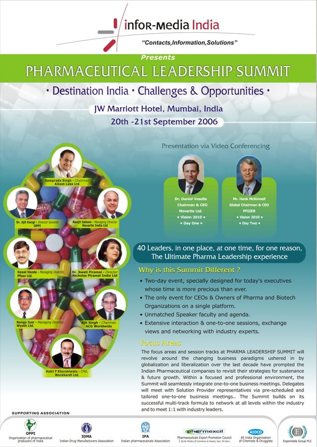 1st annual pharmaceutical leadership summit | PDF