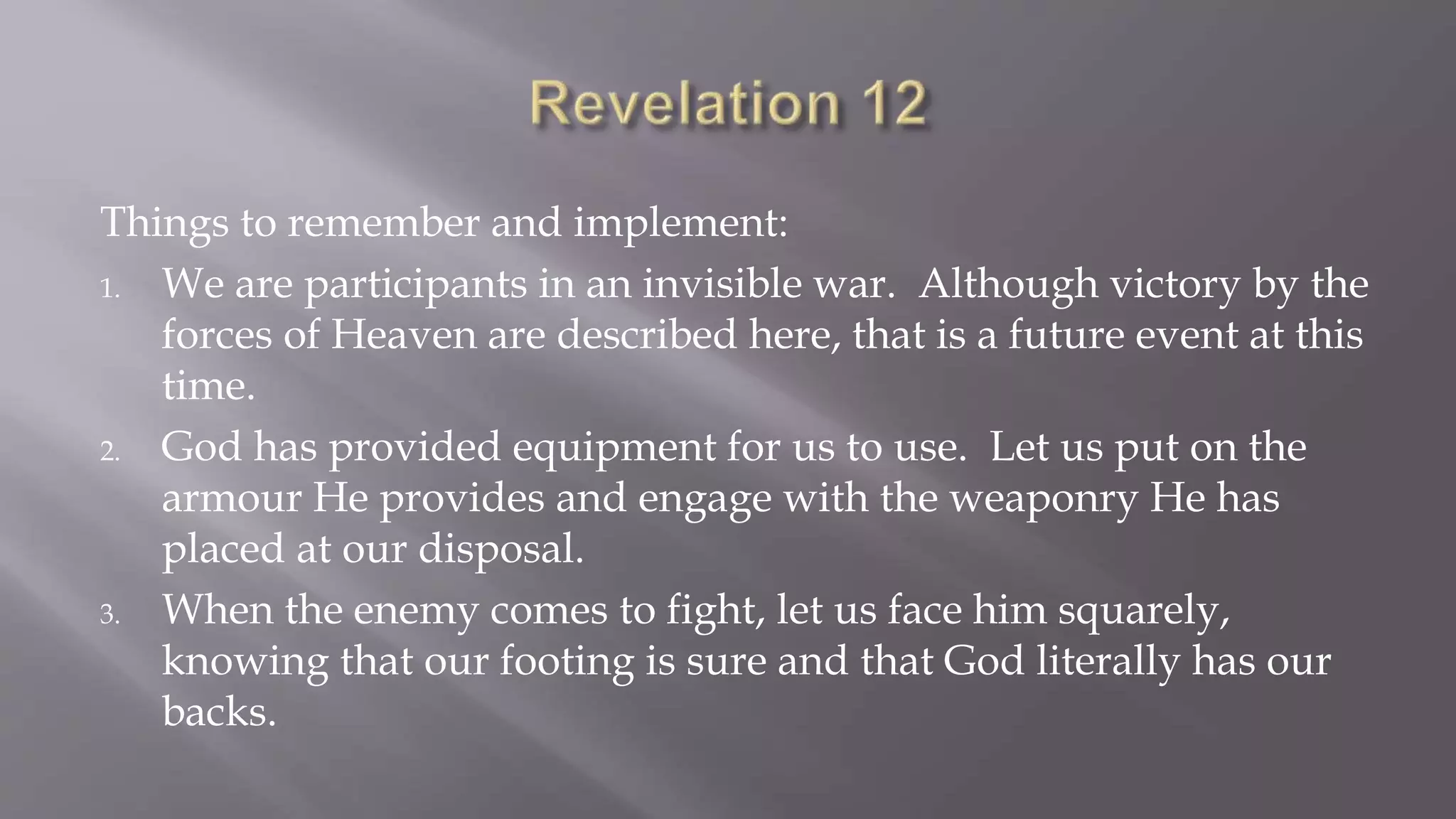 Revelation 12 chapter summary | PPTX