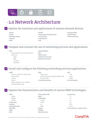 محتويات مادة مبادئ الشبكات | PDF