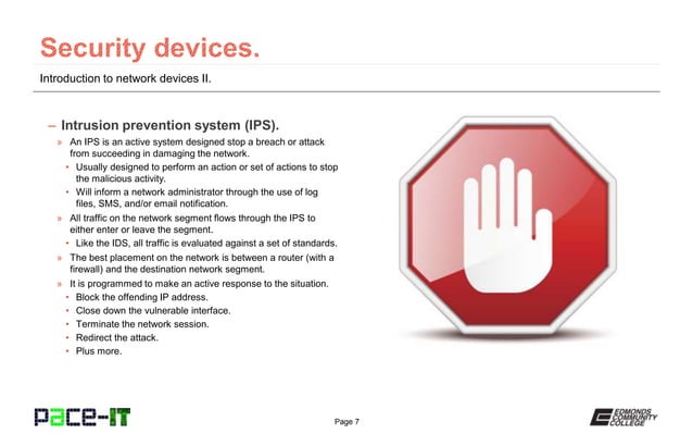 PACE-IT: Introduction_to Network Devices (part 2) - N10 006 | PPT