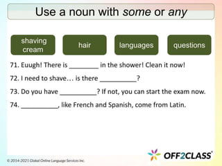 Some And Any – Free ESL Lesson Plan | PPTX