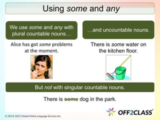 Some And Any – Free ESL Lesson Plan | PPTX