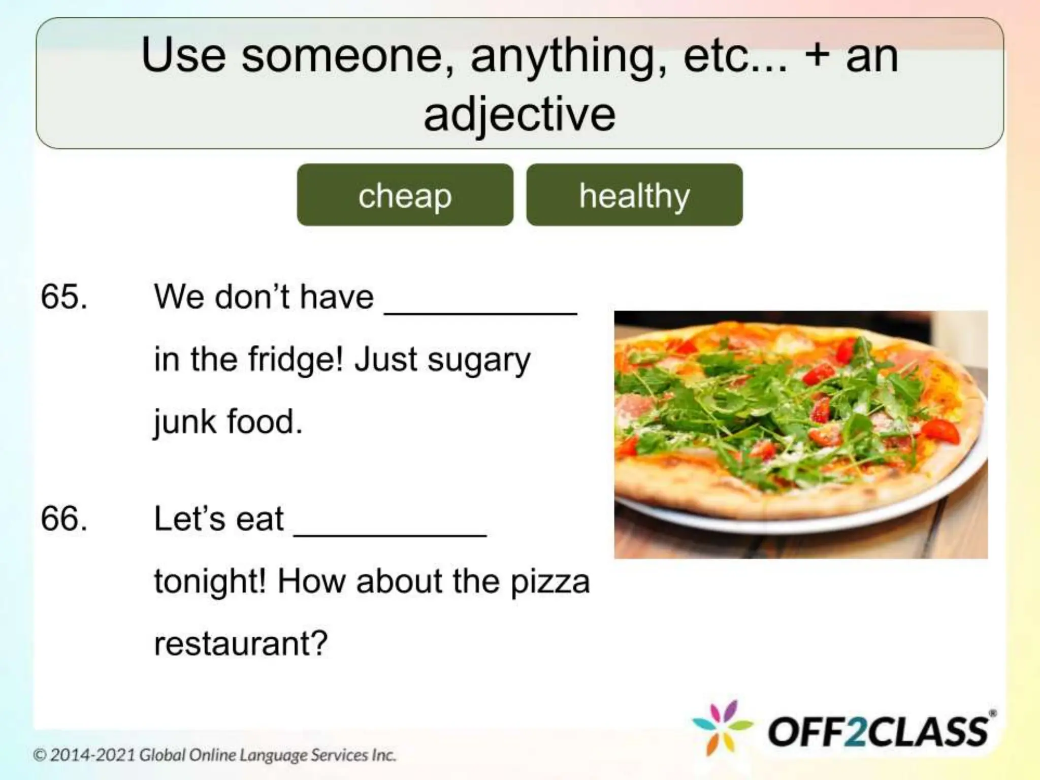 Somebody, Something – Free ESL Lesson Plan | PPT