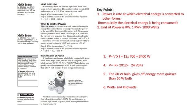 Resistance, Voltage, Current, Fundamental | PPTX