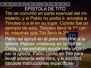 Estudio Panorámico de la Biblia: Tito | PPTX