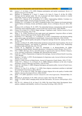 Predicting Marital Satisfaction among Indian Muslim Women: A ...