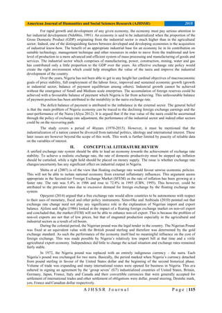 Exchange Rate Deregulation and Nigeria’s Industrial Output (1970-2015) | PDF