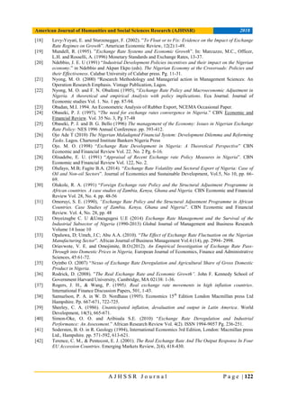 Exchange Rate Deregulation and Nigeria’s Industrial Output (1970-2015) | PDF