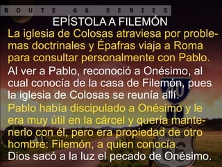 Estudio Panorámico de la Biblia: Filemon | PPTX
