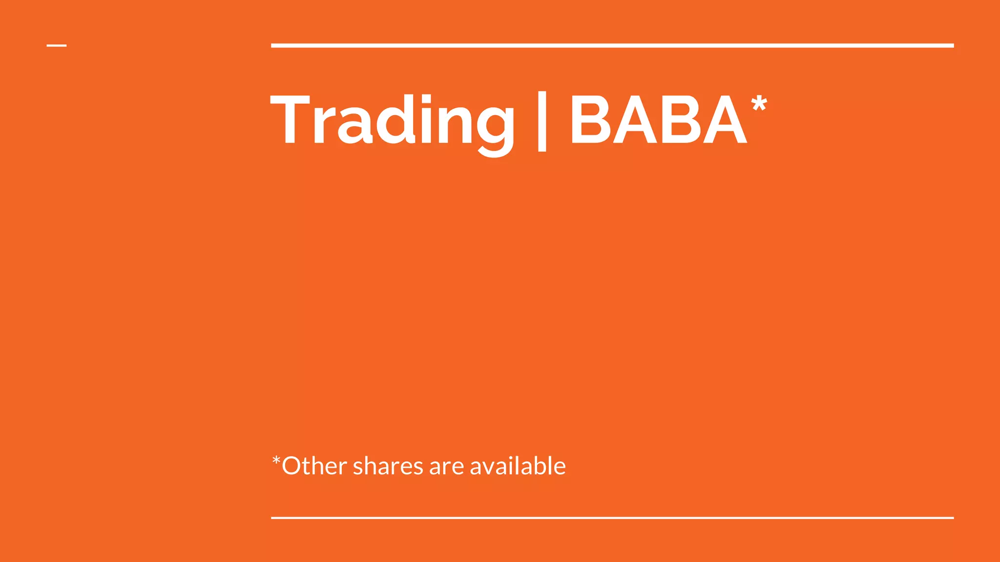 Introducing trading baba | PPTX | Business and Finance