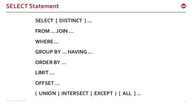 Introducing N1QL: New SQL Based Query Language for JSON