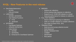 N1QL New Features in couchbase 7.0 | PPT