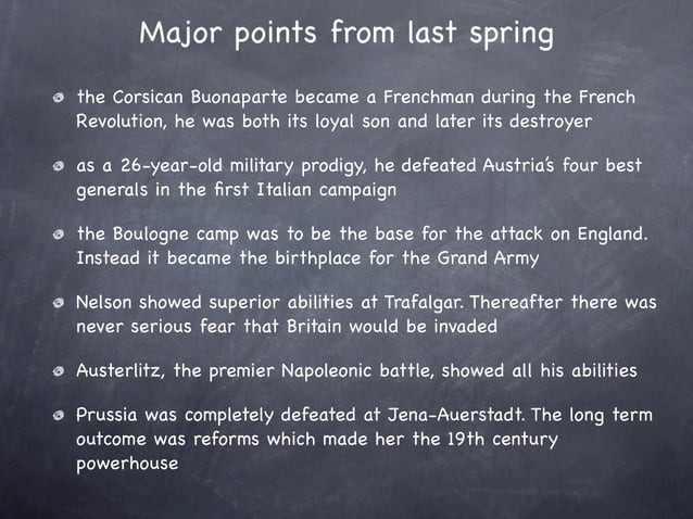 Napoleon Part 2; session 1 intro | PPT