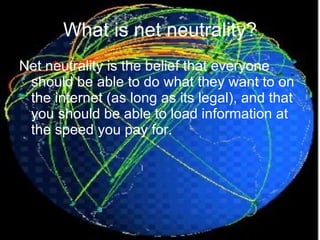 Net Neutrality | PPT