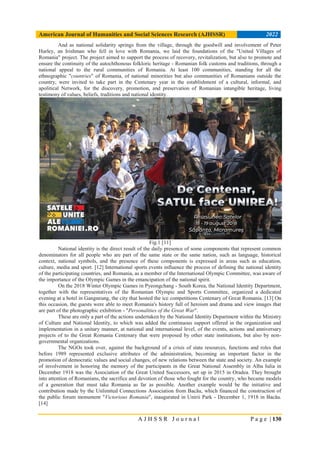 GREAT UNION CENTENARY – A MOMENT OF THE ROMANIAN IDENTITY CELEBRATION | PDF