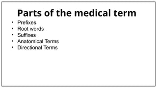 N231 Medical Terminology.pptx Nursing 231 SIUE | PPT