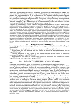 Epektibong Wika na Ginagamit sa mga Pampublikong Signages sa Lungsod ...