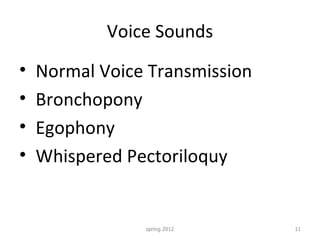 N 295 lecture 7 respiratory student copy | PPT