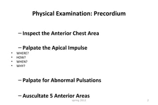 N 295 lecture 8 9 cardio student copy | PPT