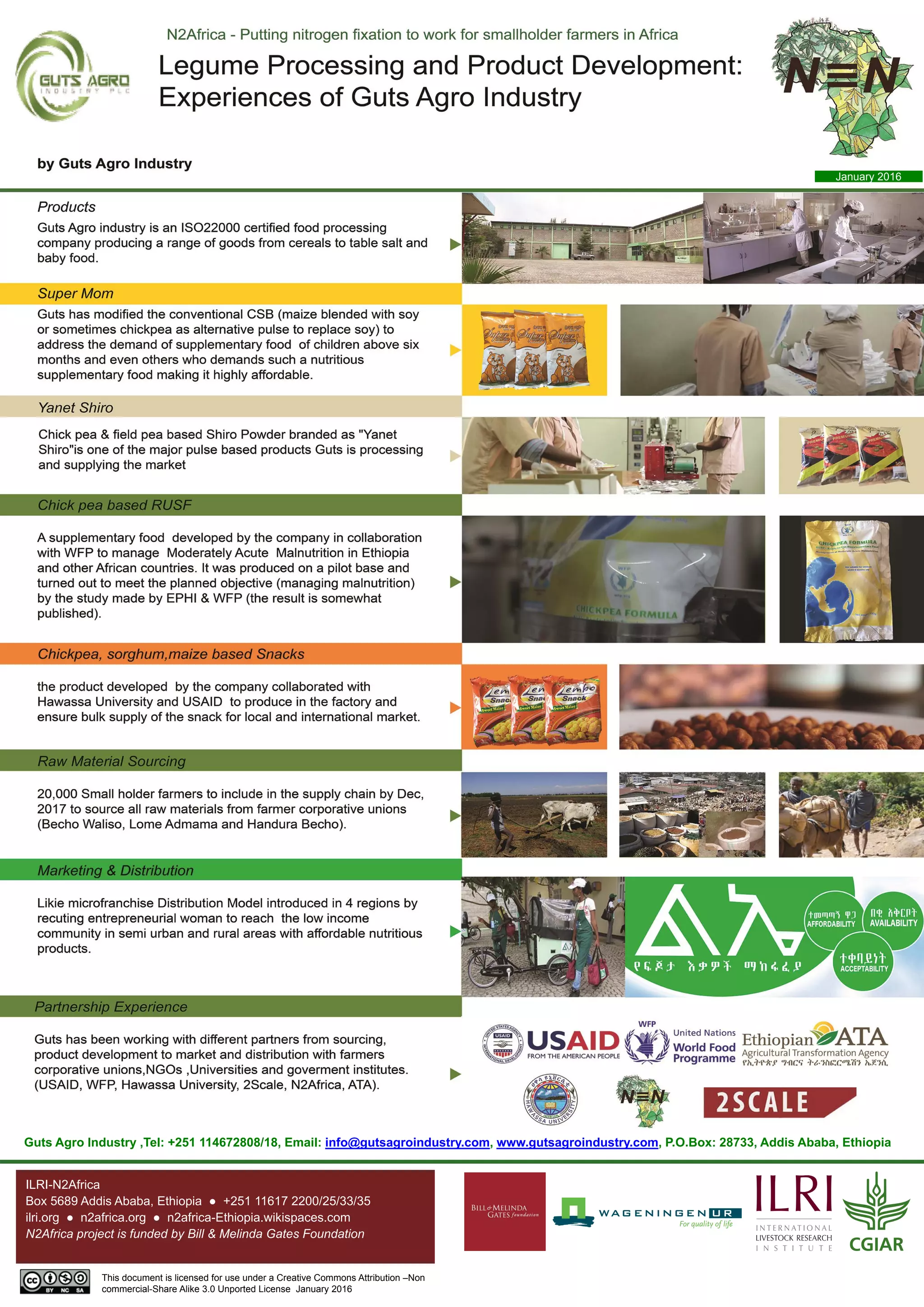 Legume processing and product development: Experiences of Guts Agro ...