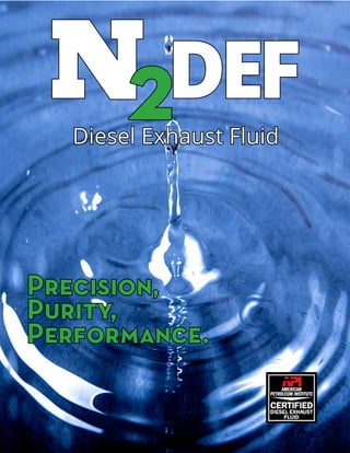 N2DEF viewbook, Diesel Exhaust Fluid. | PDF | Chemistry | Science