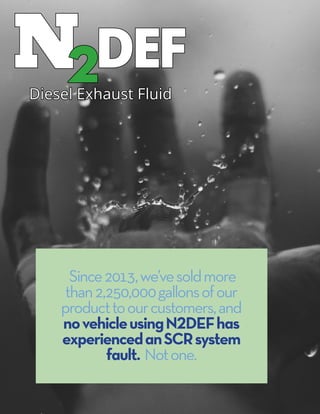N2DEF viewbook, Diesel Exhaust Fluid. | PDF | Chemistry | Science
