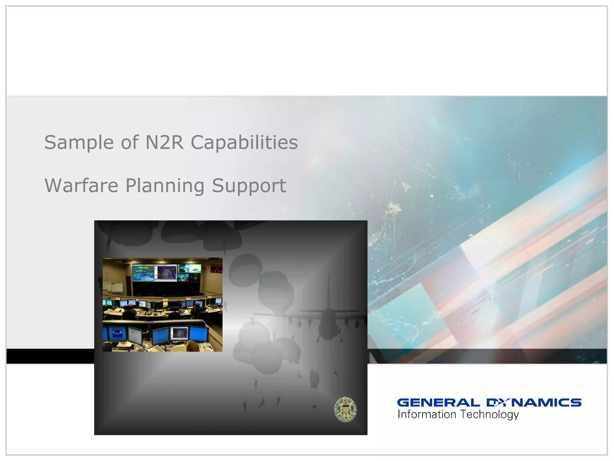 Navy Integrated Tactical Environmental System (NITES2) | PPT