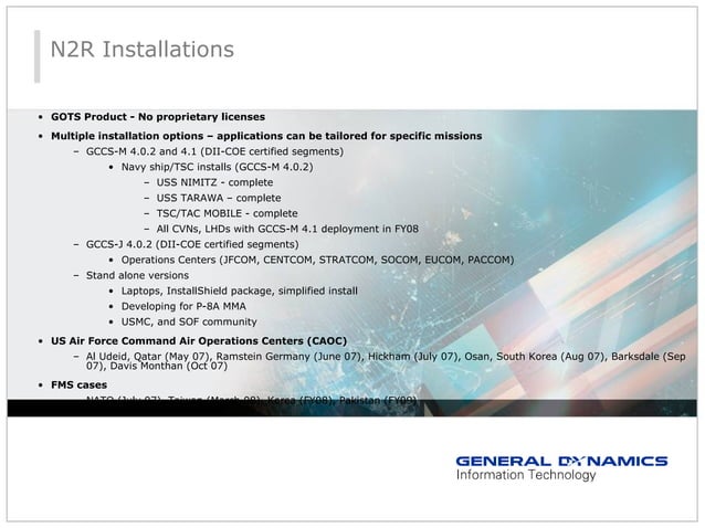 Navy Integrated Tactical Environmental System (NITES2) | PPT ...